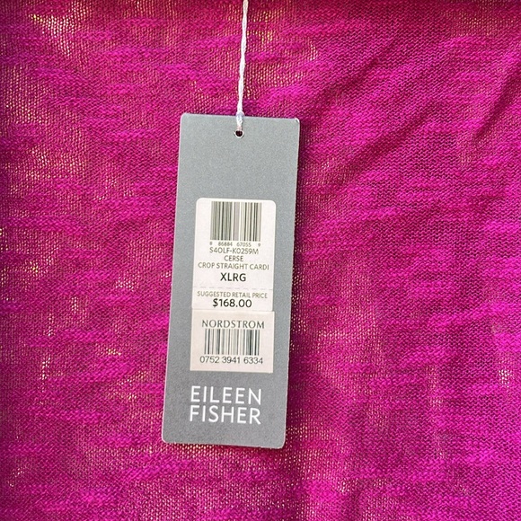 Eileen Fisher | Sweaters | Eileen Fisher Xl Organic Linencotton Cropped ...